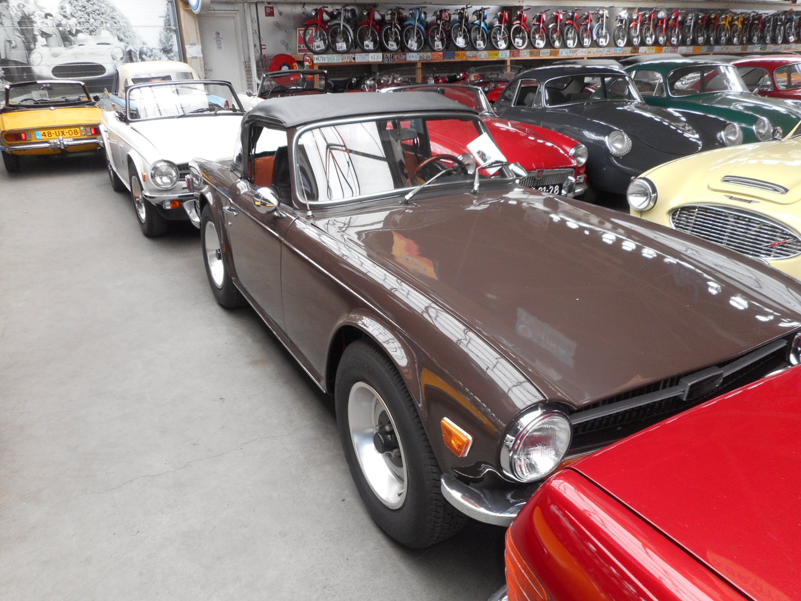 Triumph-TR6 brown '71 | Joop Stolze Classic Cars