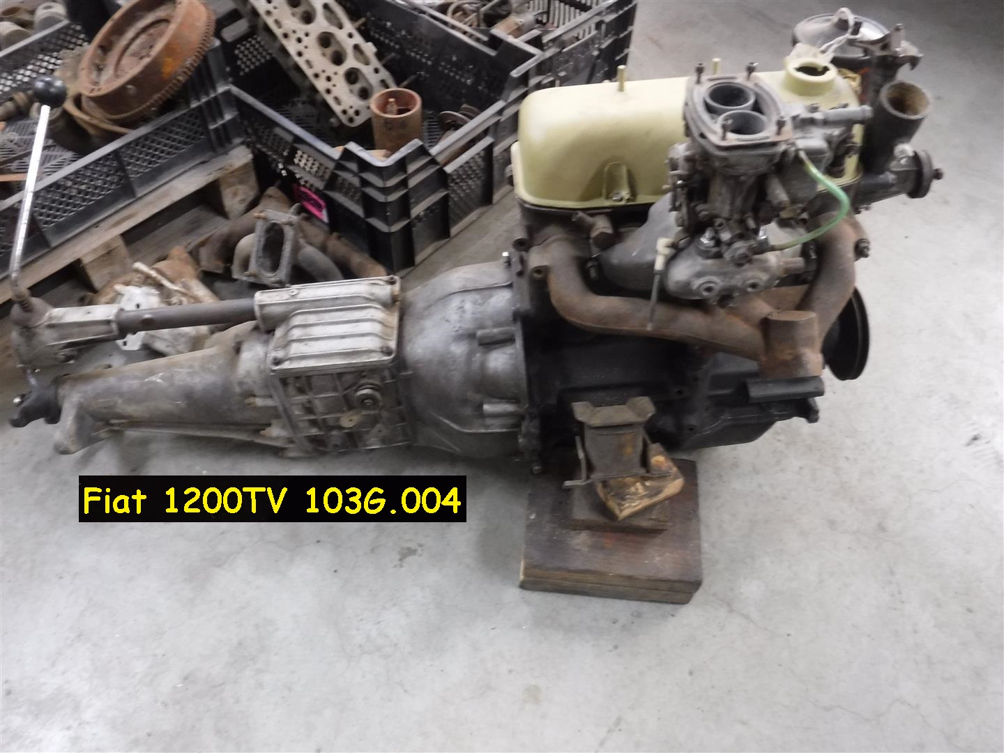 Fiat parts-engine 1100 -1200 TV | Joop Stolze Classic Cars