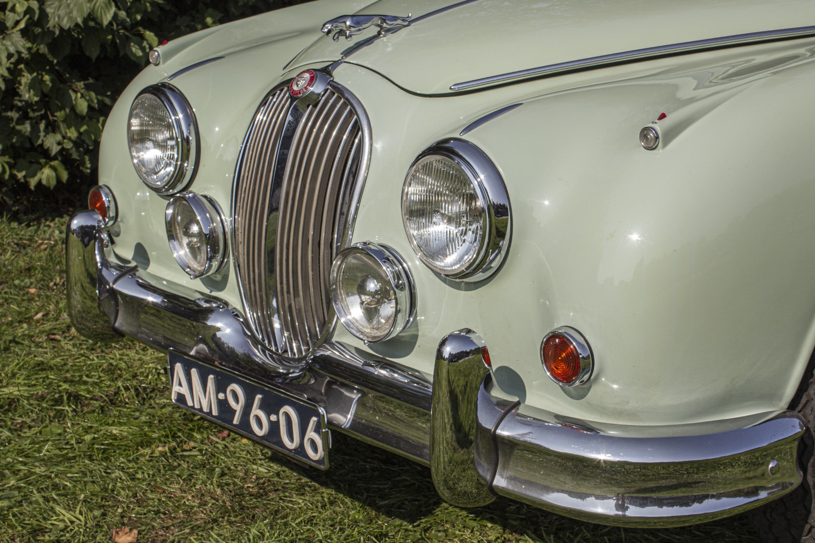 Jaguar-MK2 - mint green | Joop Stolze Classic Cars