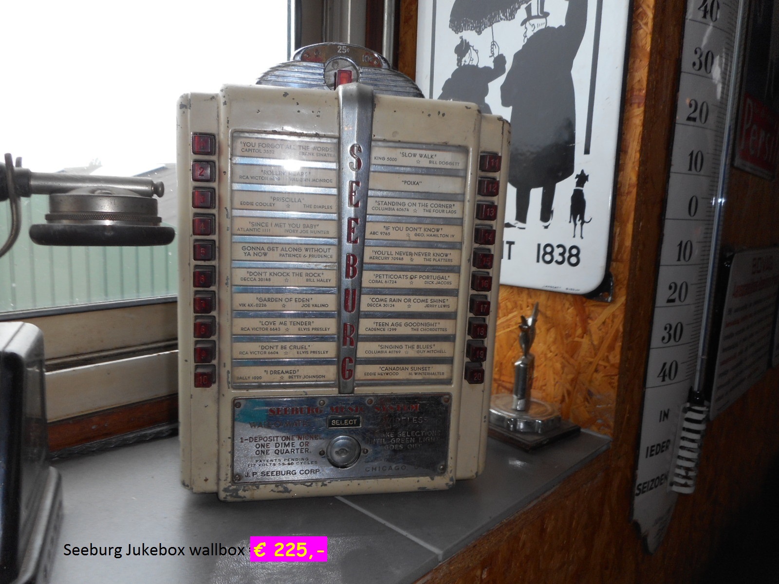 Jukebox-Wall boxes | Joop Stolze Classic Cars